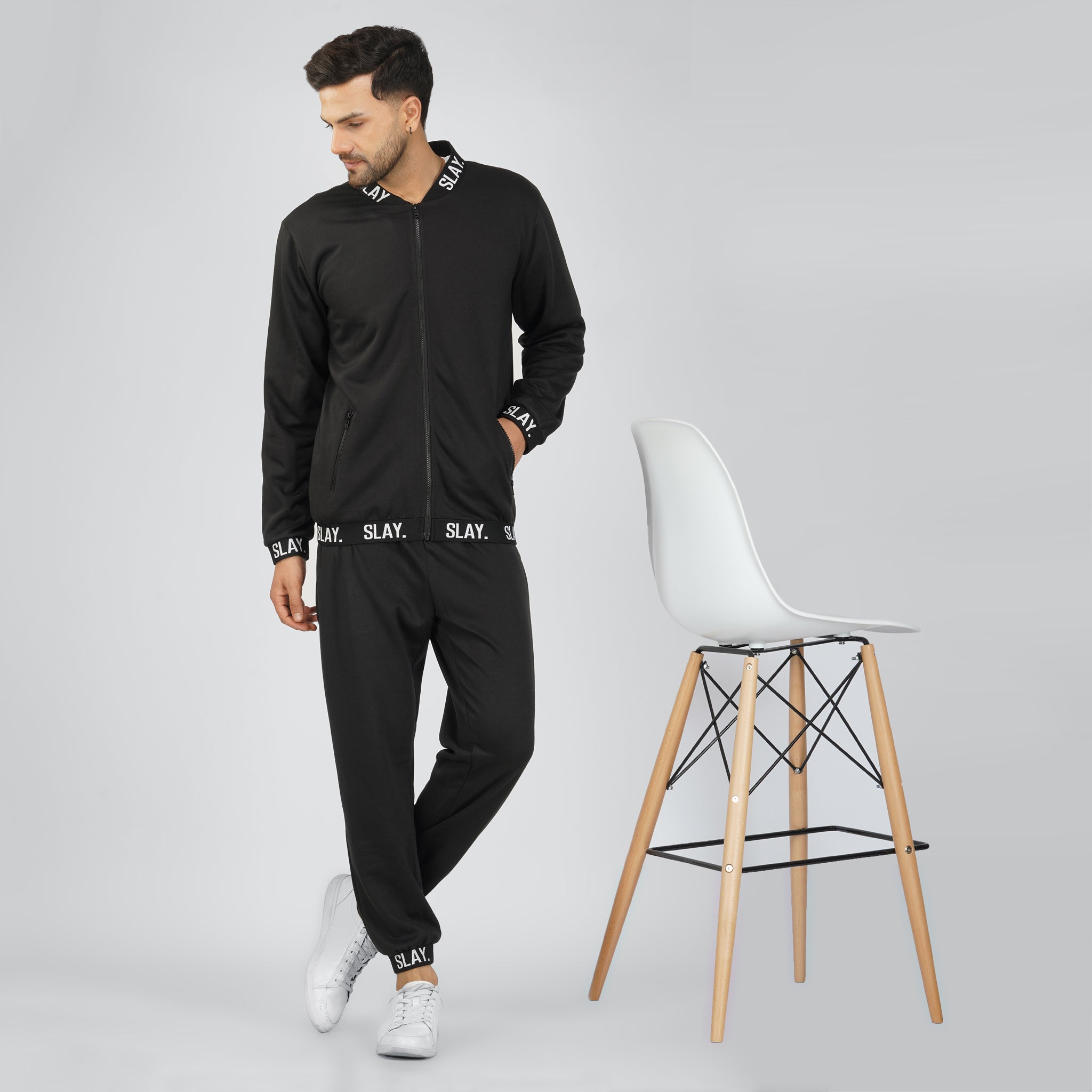SLAY. Classic Men's Limited Edition Black Tracksuit -SLAY. Tracksuit ...